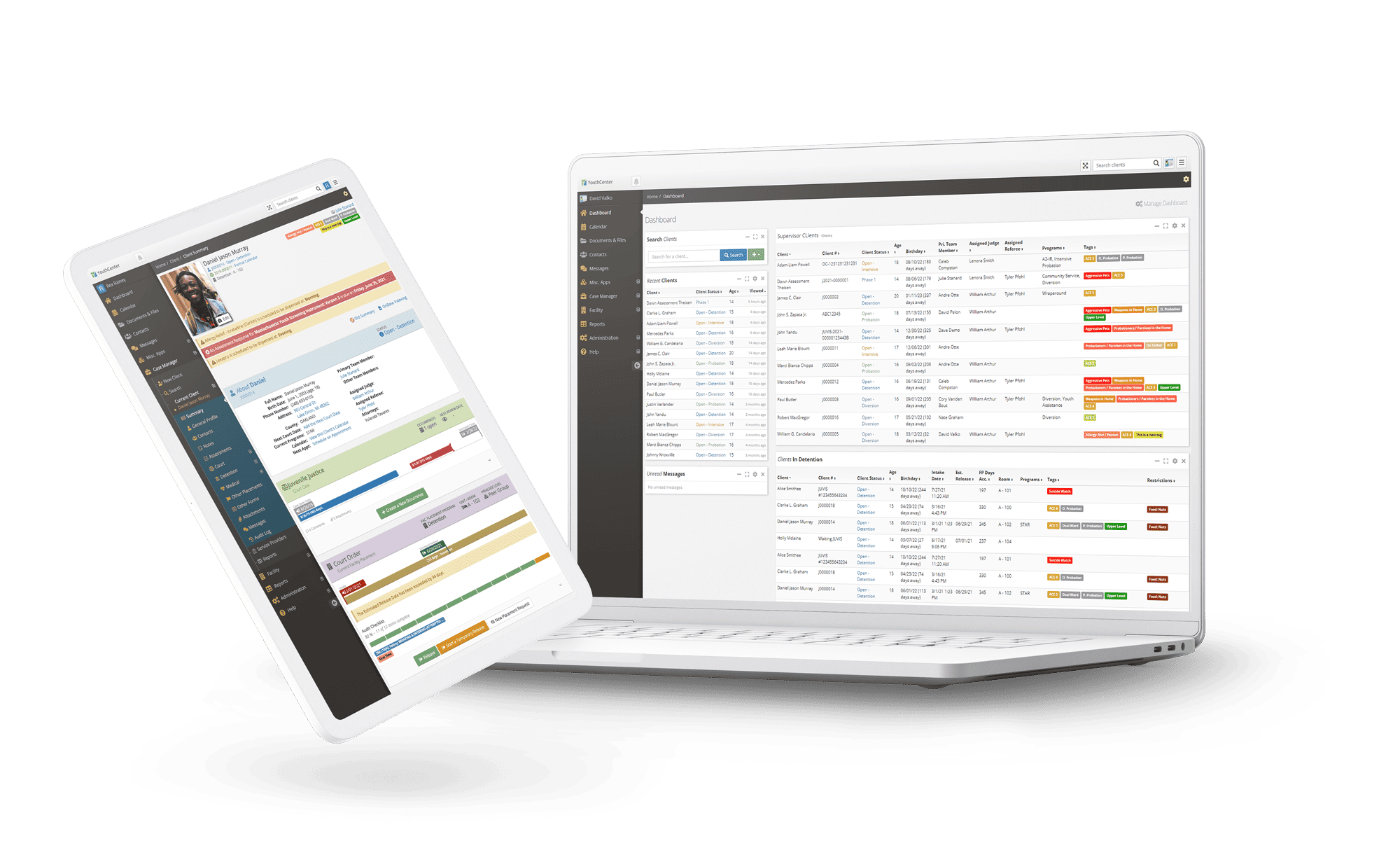 Learn about the features in the YouthCenter Juvenile Case Management System